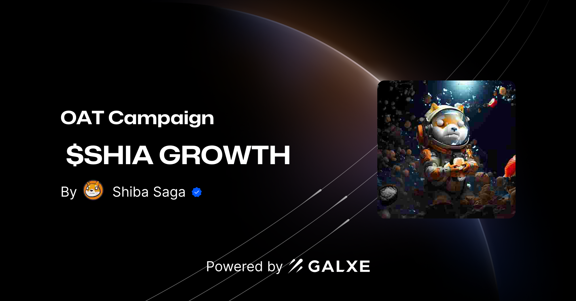 🚀 $SHIA GROWTH by Shiba Saga | Galxe Quest