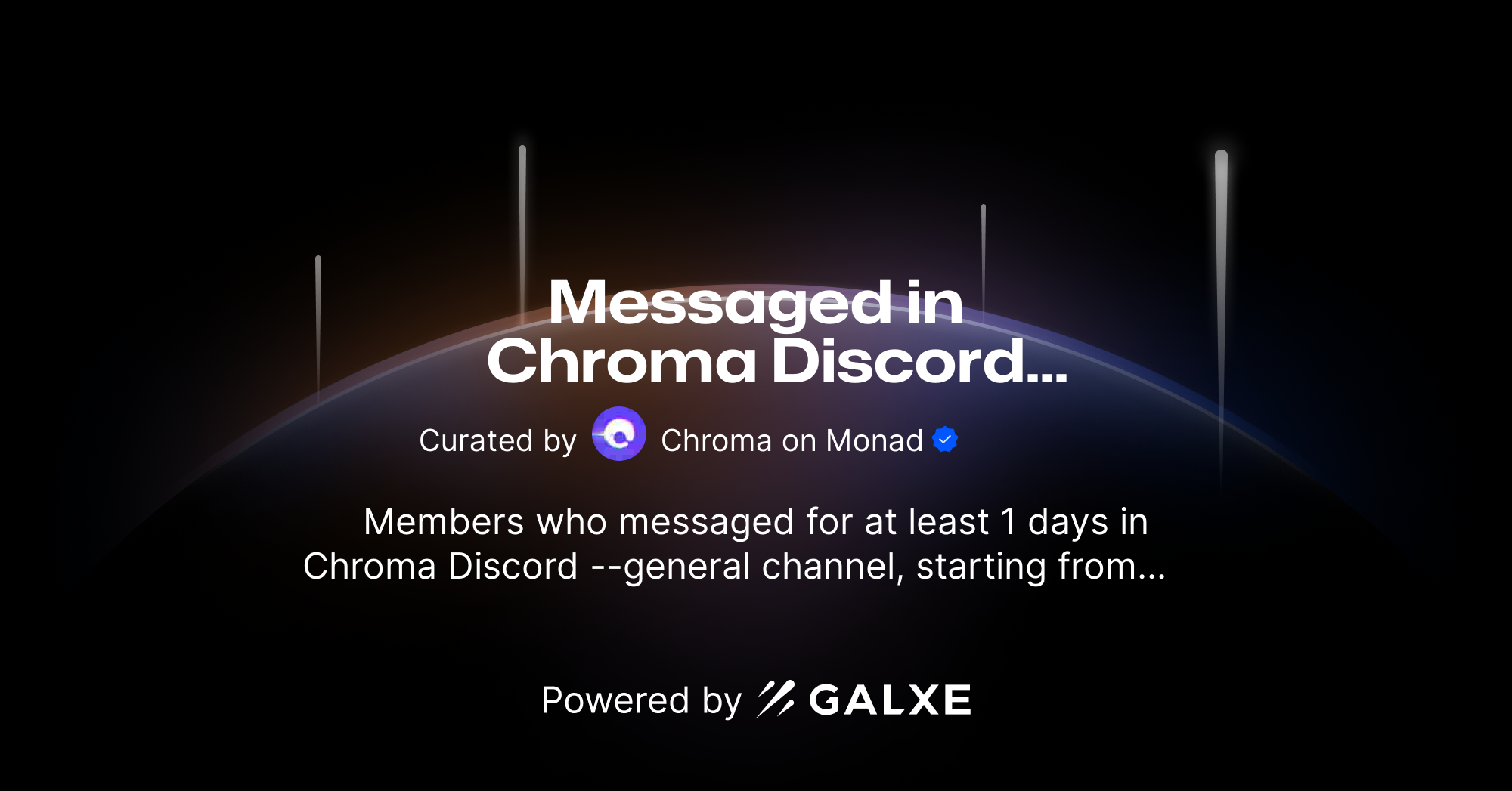 Messaged in Chroma Discord ⨀-💬-general Channel for at least 1 days ...