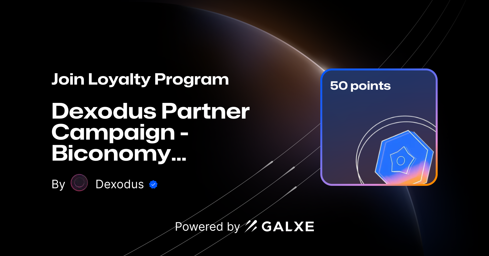 Dexodus Partner Campaign - Biconomy by Dexodus | Galxe Quest