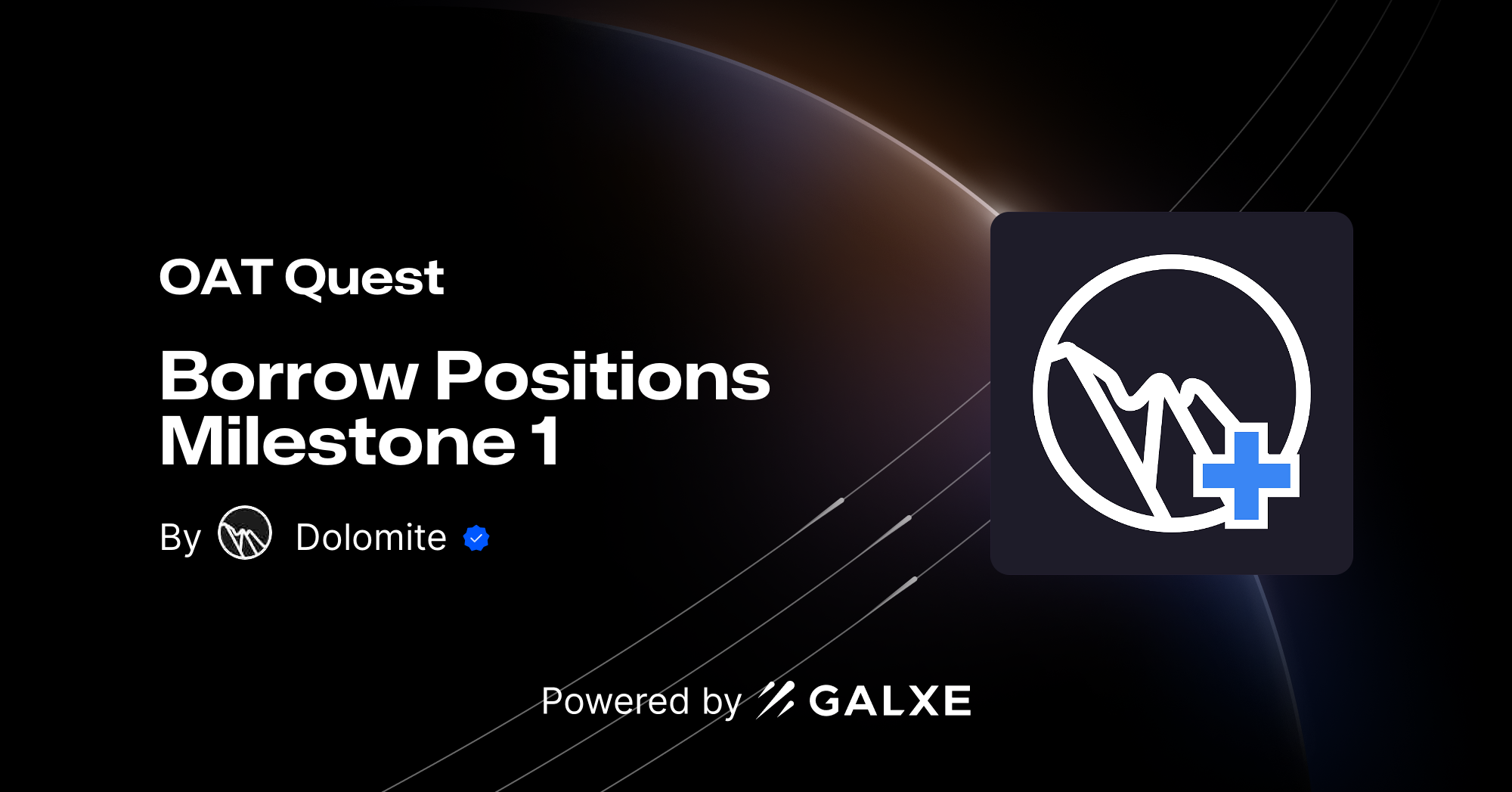 Borrow Positions Milestone 1 by Dolomite | Galxe Quest