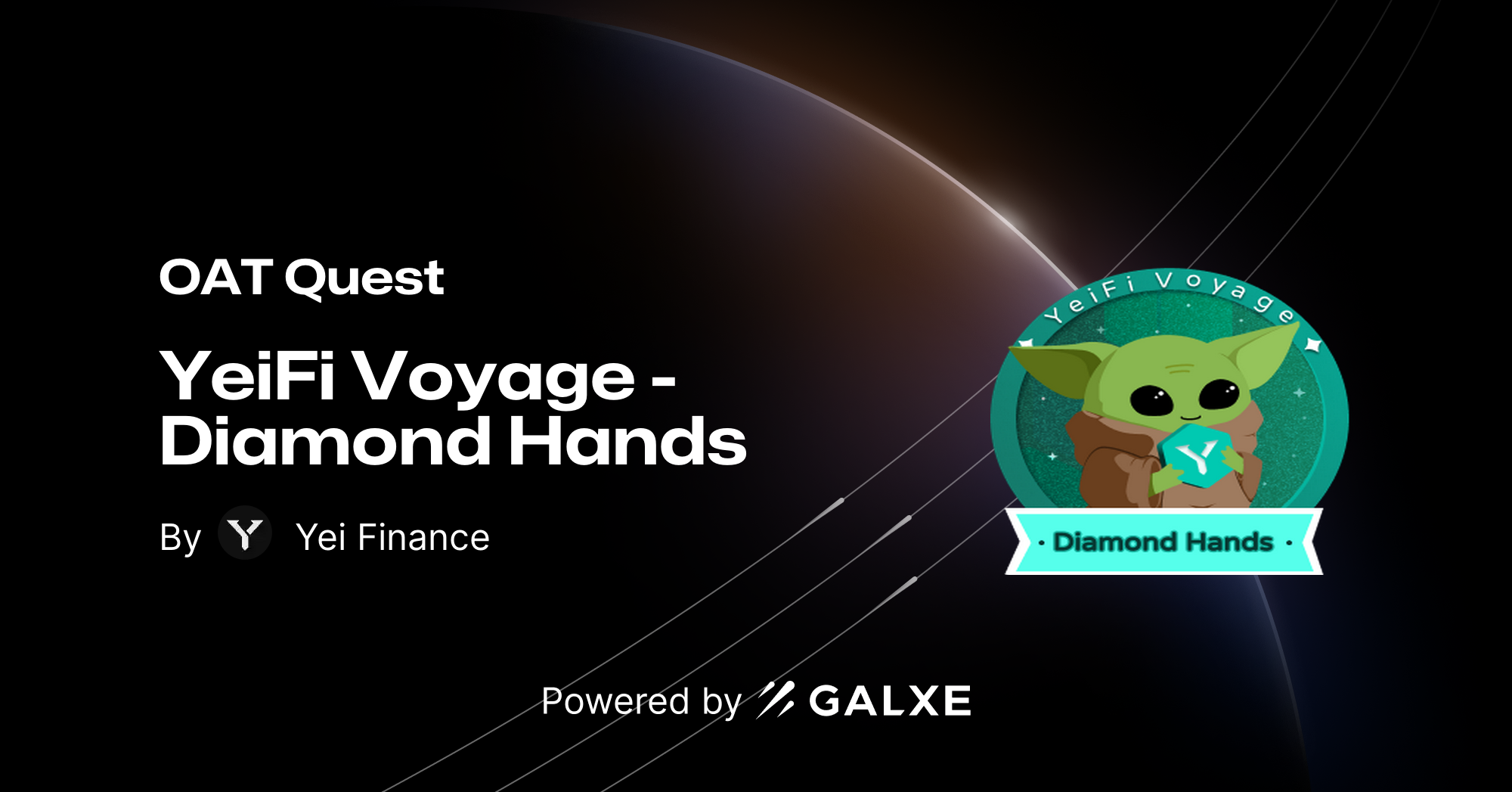 YeiFi Voyage - Diamond Hands by Yei Finance | Galxe Quest