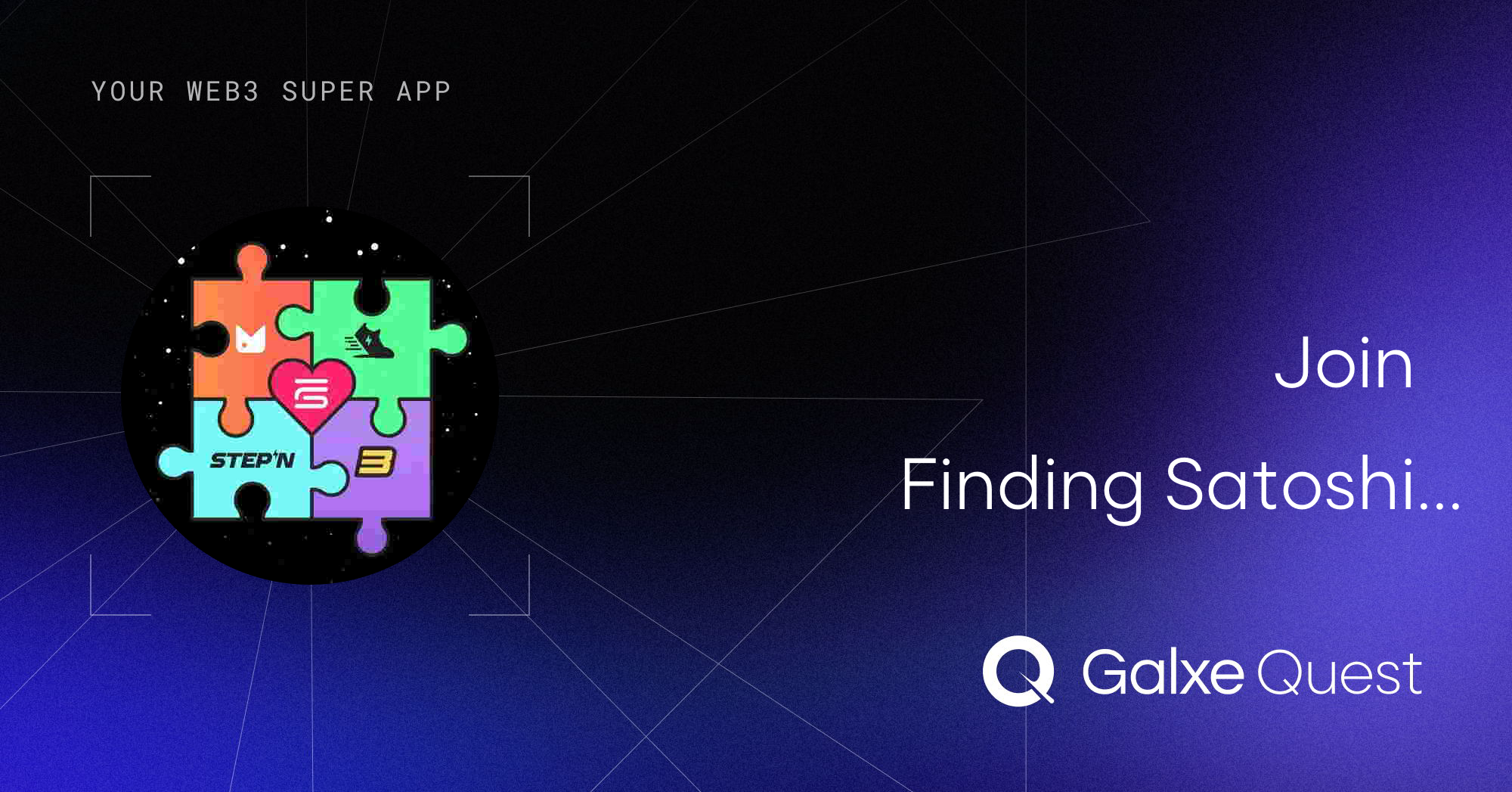 Join Finding Satoshi Questboard on Galxe Quest