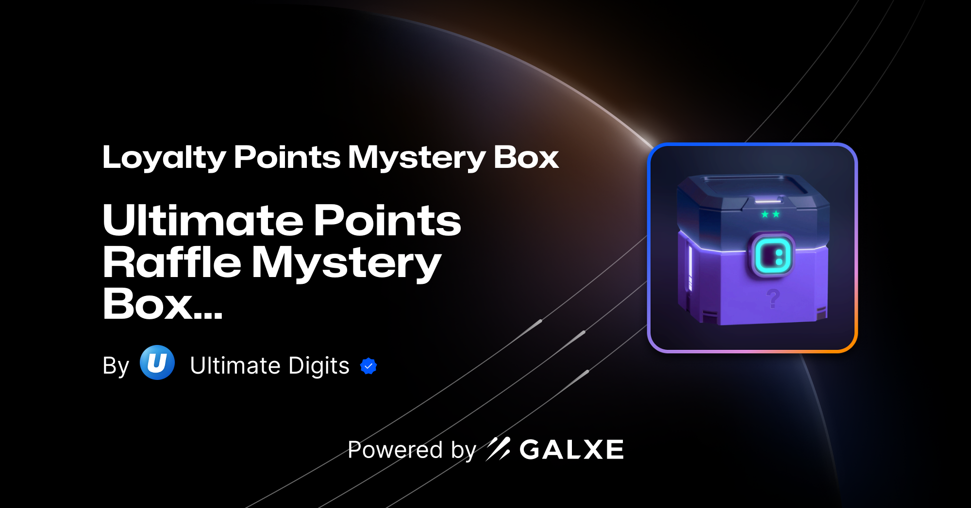 Ultimate Points Raffle Mystery Box by Ultimate Digits | Galxe Quest