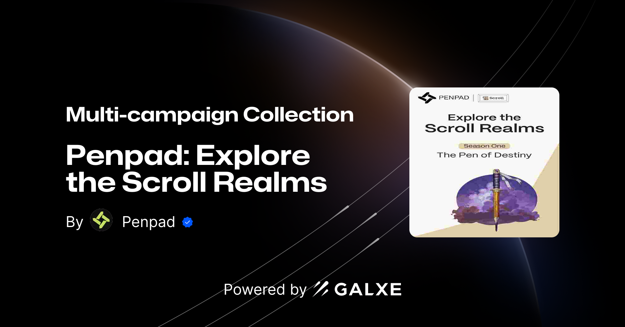 Penpad: Explore the Scroll Realms by Pencils Protocol | Galxe Quest
