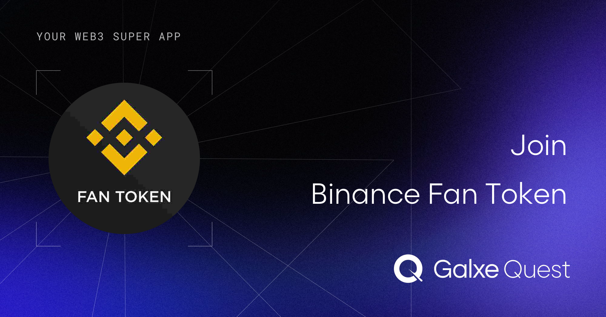 Join Binance Fan Token on Galxe Quest