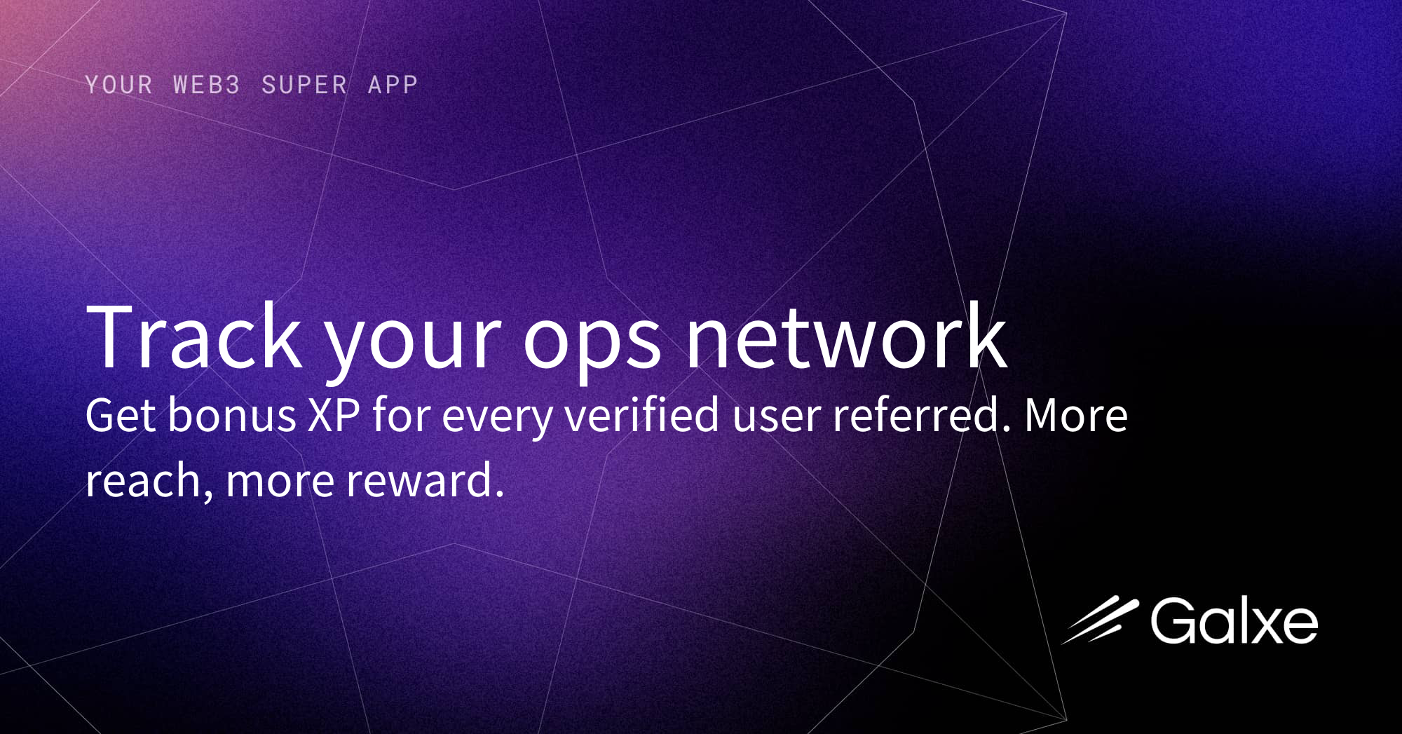 Track your ops network Credential | Galxe