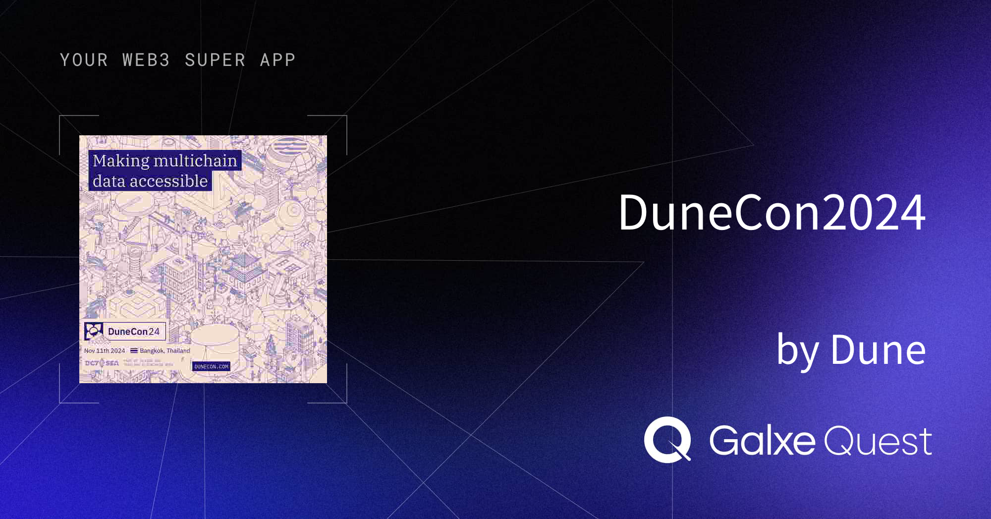 DuneCon2024 by Dune | Galxe Quest