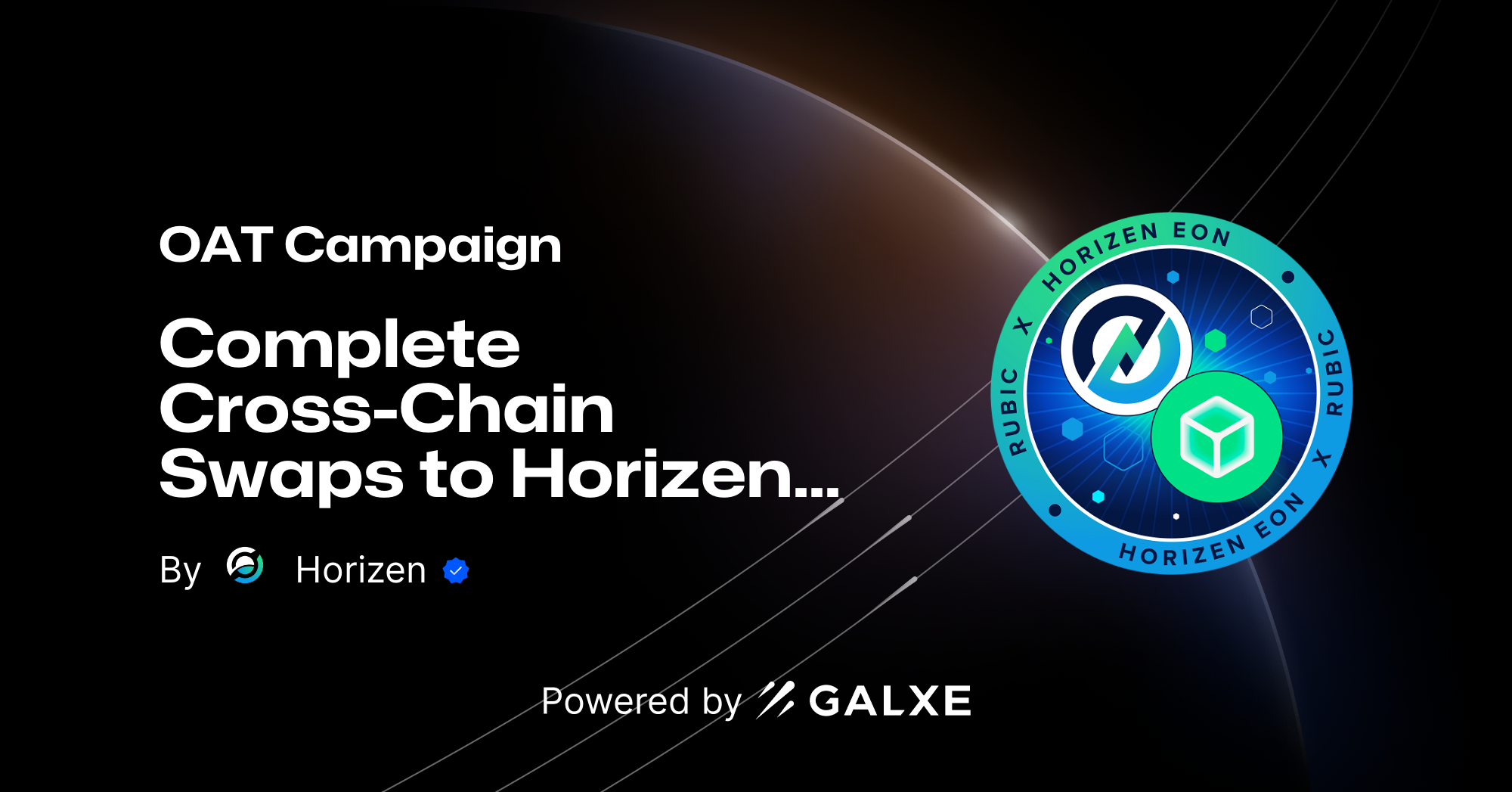 Complete Cross-Chain Swaps to Horizen EON from ETH/AVAX using Rubic⚡️ by Horizen | Galxe Quest