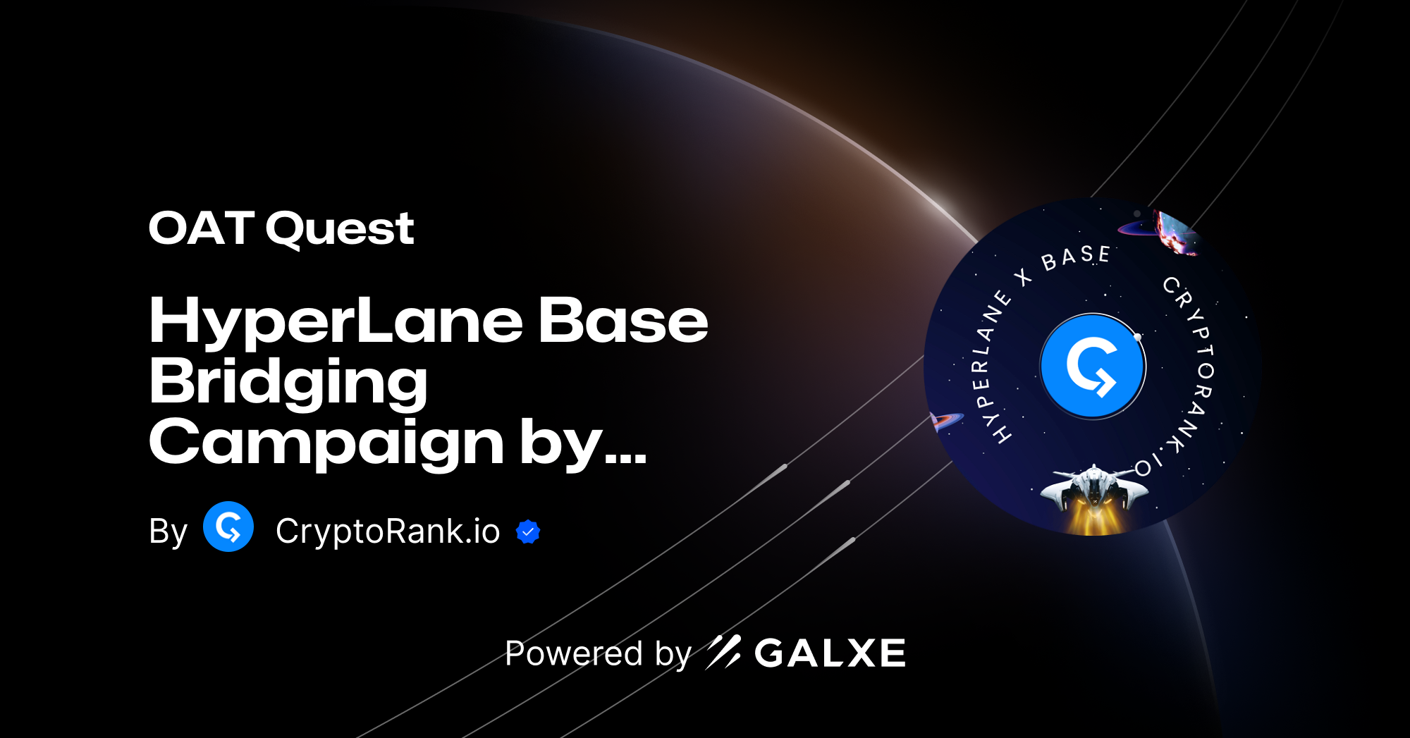 HyperLane Base Bridging Campaign by CryptoRank by CryptoRank.io | Galxe Quest