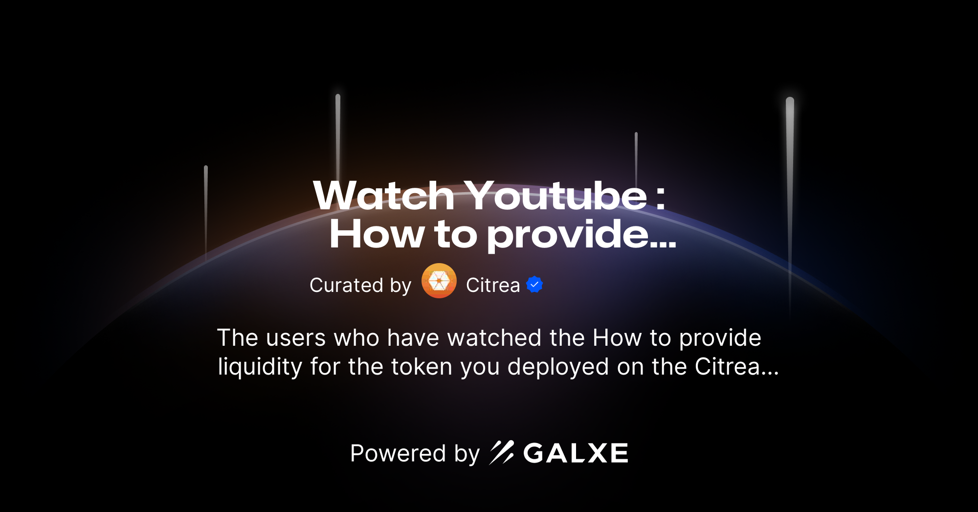 Watch Youtube : How to provide liquidity for the token you deployed on the Citrea Devnet ...