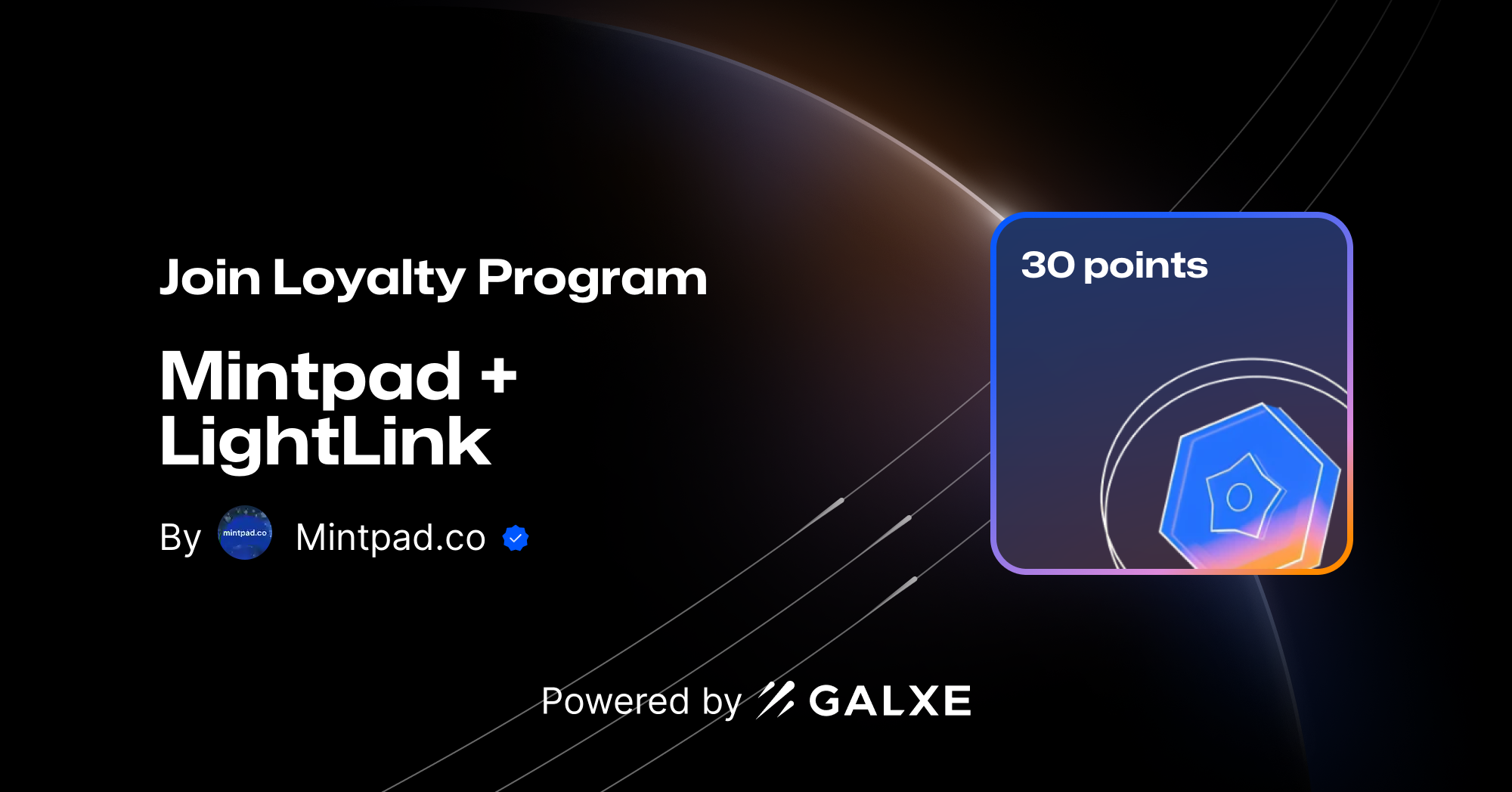 Mintpad + LightLink by Mintpad.co | Galxe Quest