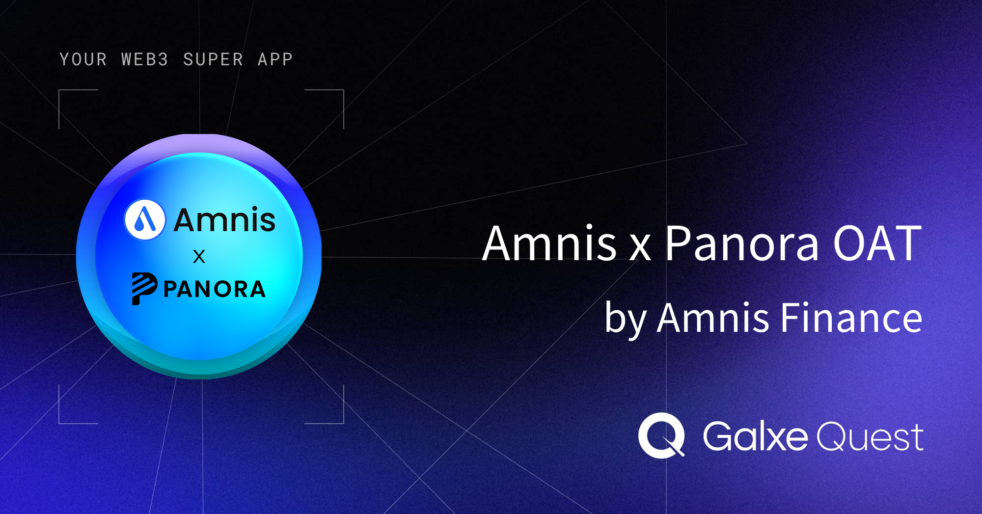 Amnis x Panora OAT by Amnis Finance | Galxe Quest