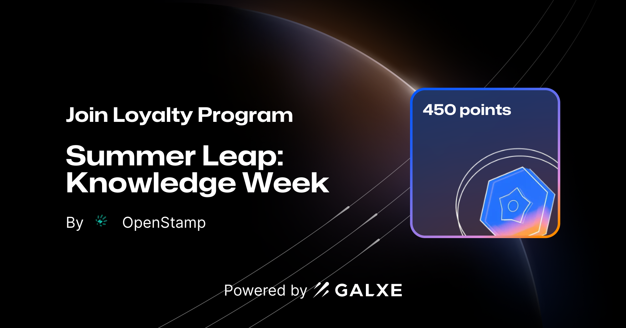 Summer Leap: Knowledge Week by OpenStamp | Galxe Quest