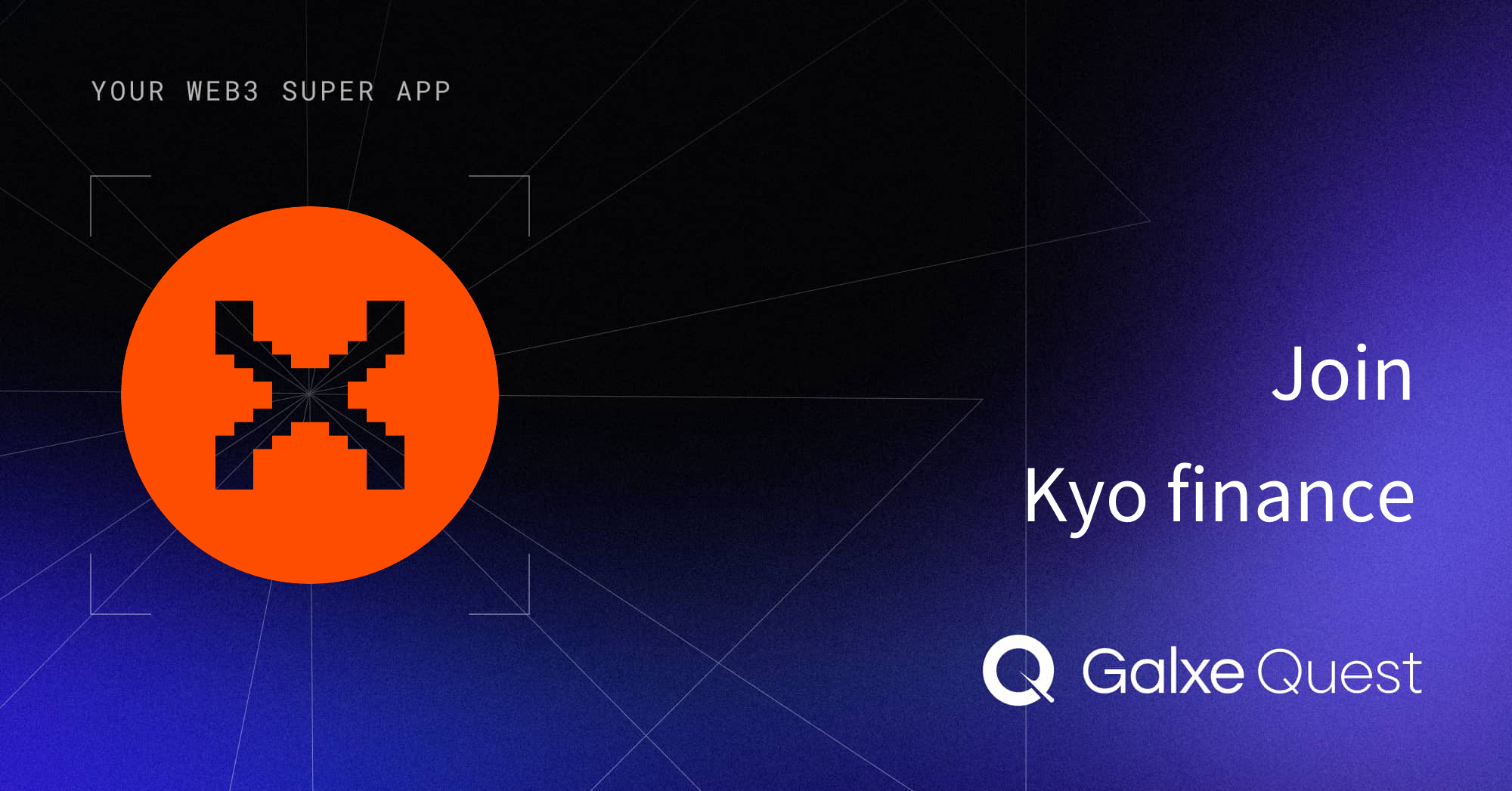 Join Kyo finance on Galxe Quest