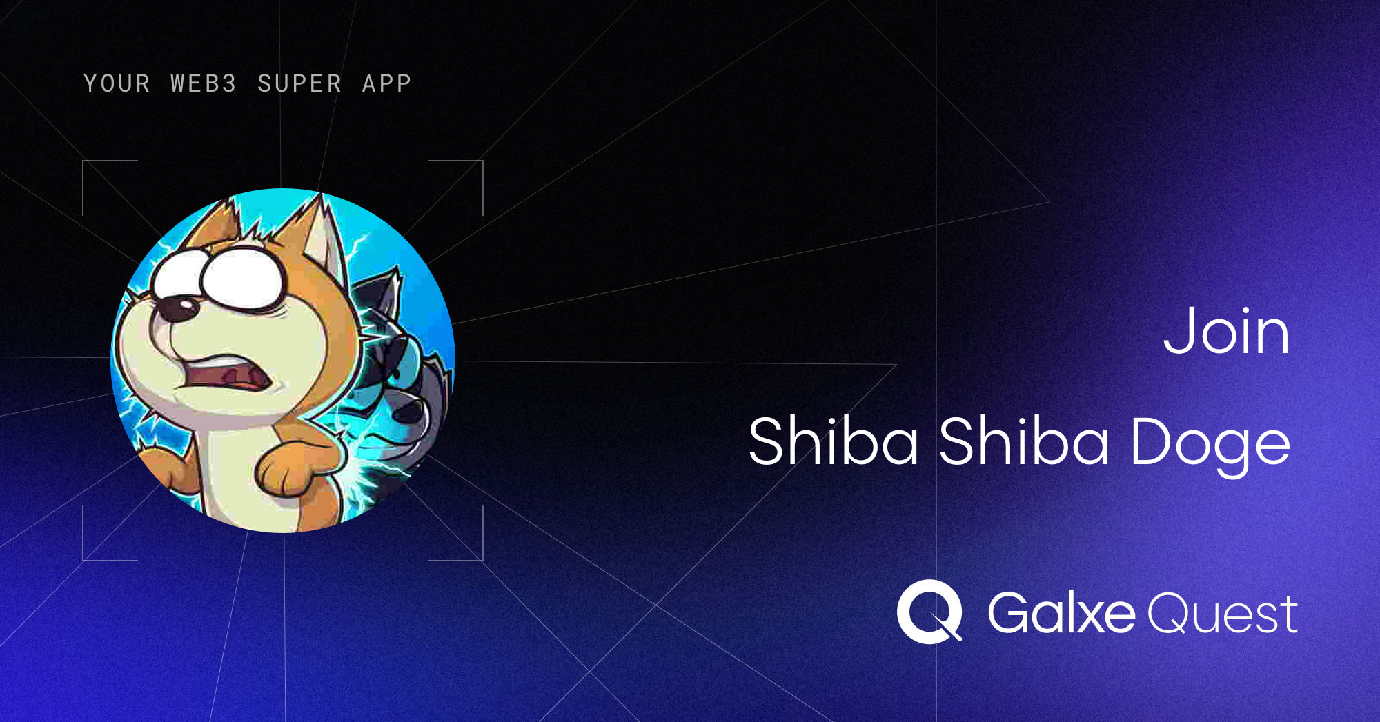 Join Shiba Shiba Doge on Galxe Quest