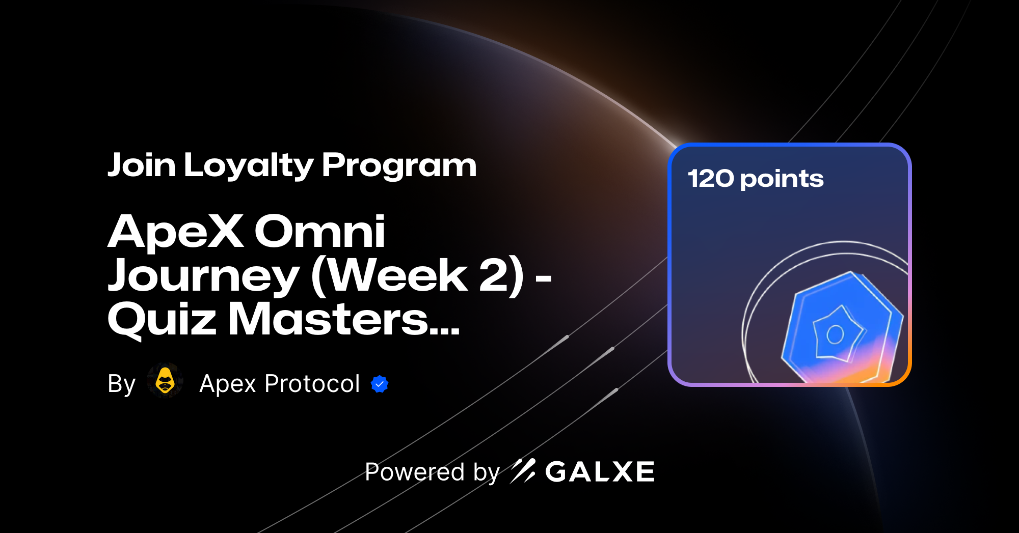 ApeX Omni Journey (Week 2) - Quiz Masters by Apex Protocol | Galxe Quest