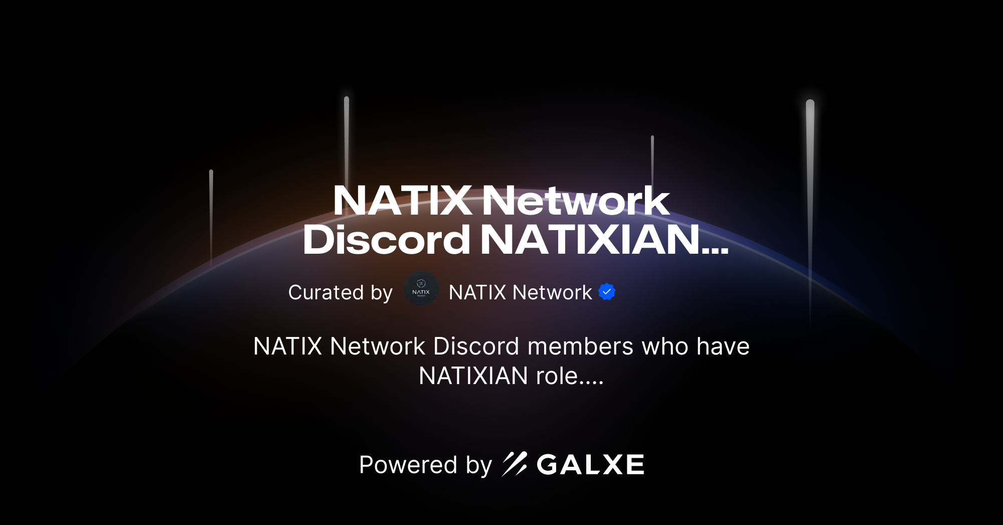 NATIX Network Discord NATIXIAN Credential | Galxe