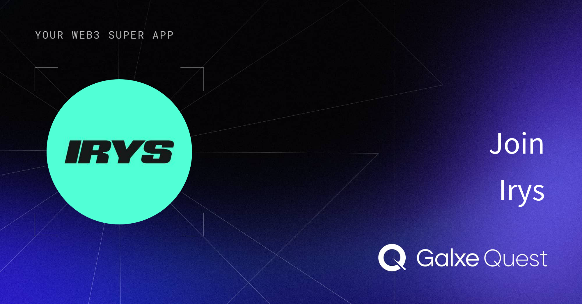 Join Irys on Galxe Quest