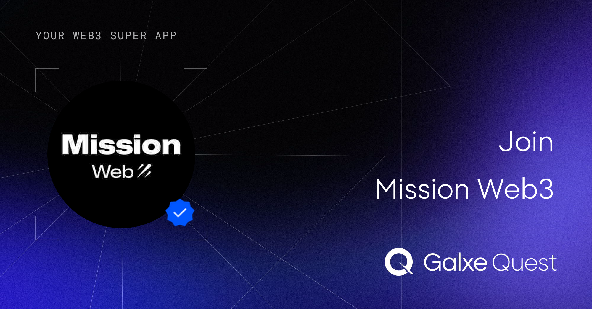 Join Mission Web3 on Galxe Quest