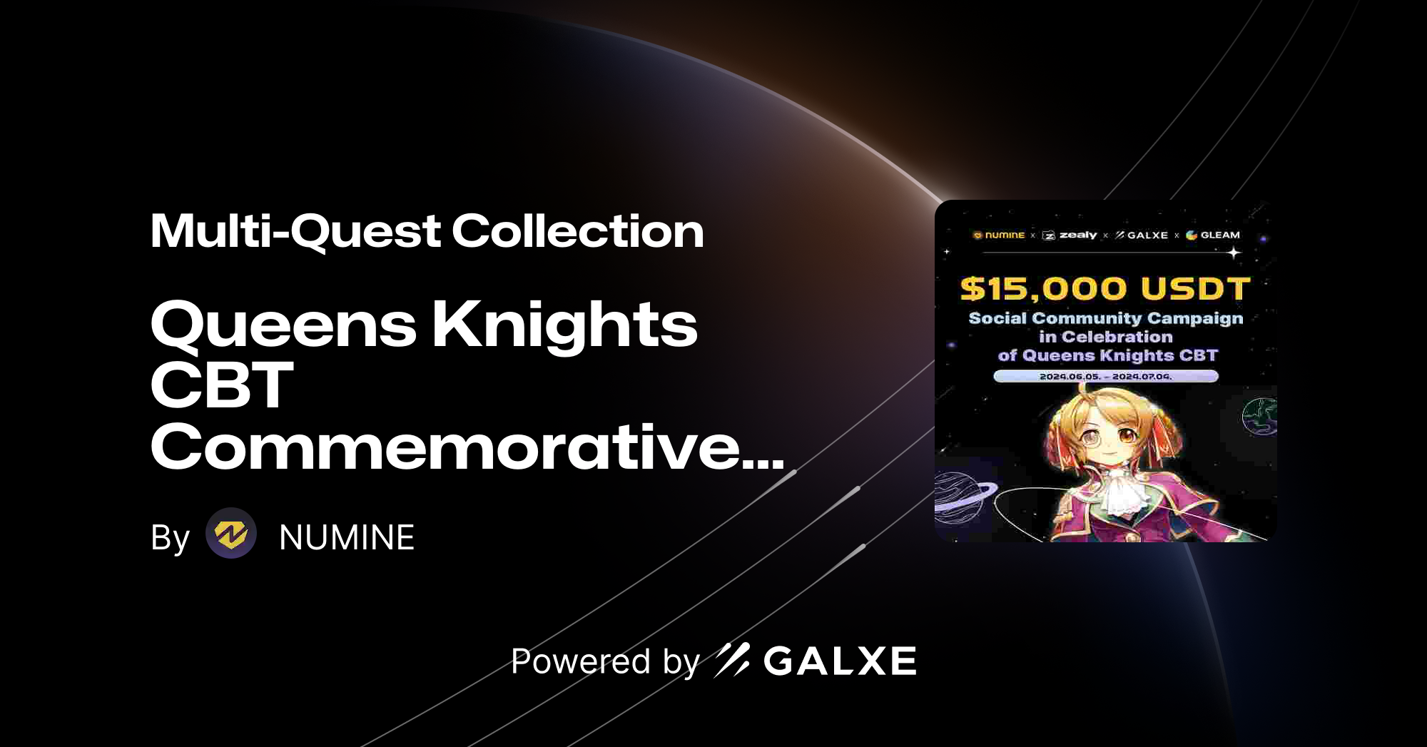 Queens Knights CBT Commemorative by NUMINE | Galxe Quest