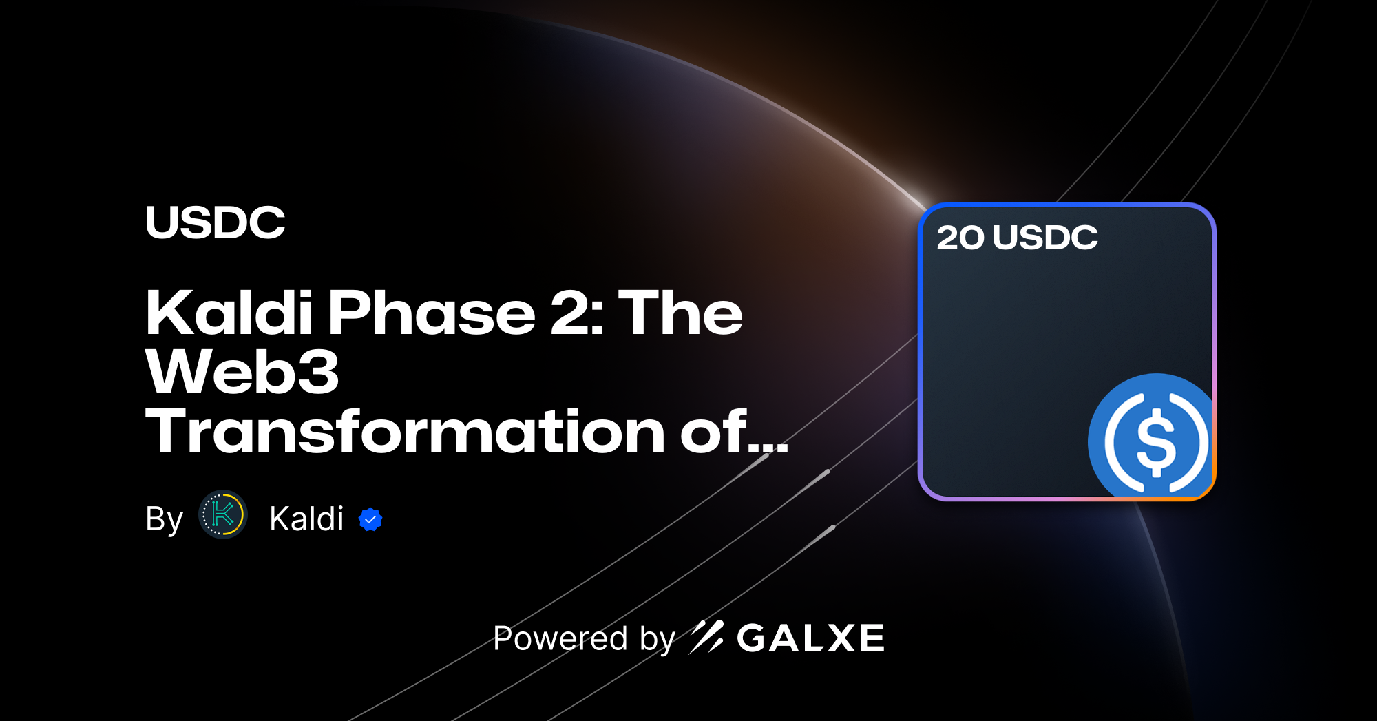 Kaldi Phase 2: The Web3 Transformation of Smallholder Commodity Economies by Kaldi | Galxe Quest