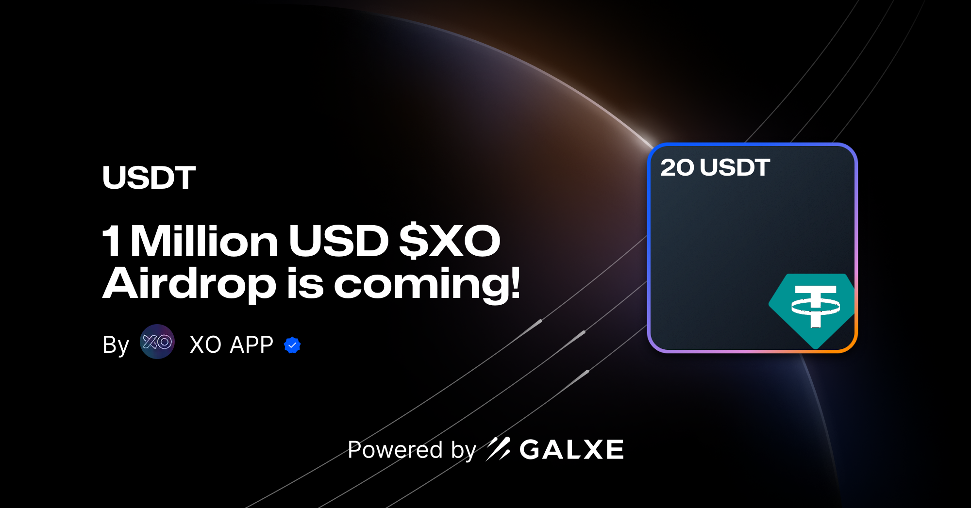 1 Million USD $XO Airdrop is coming! by XO APP | Galxe Quest