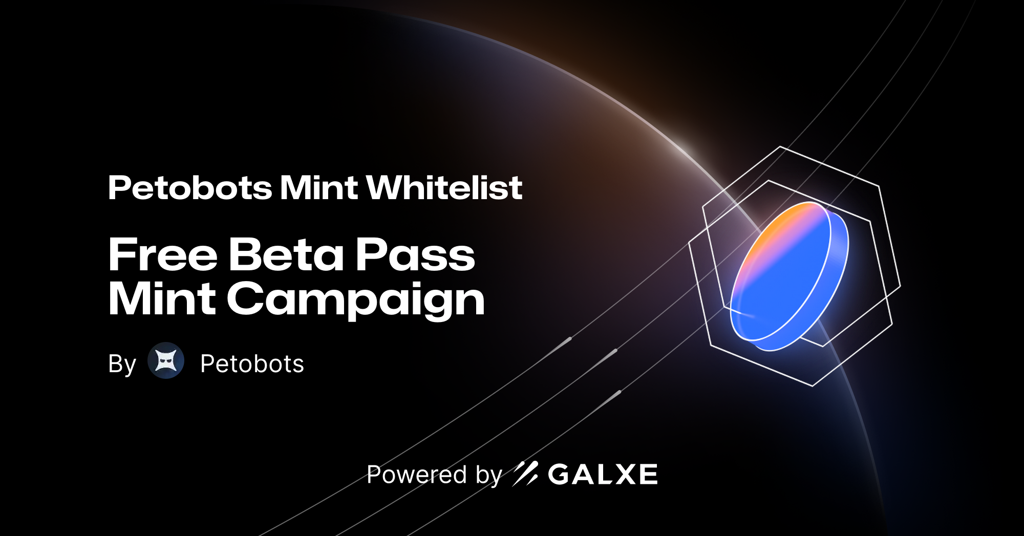 Free Beta Pass Mint Campaign by Petobots | Galxe Quest