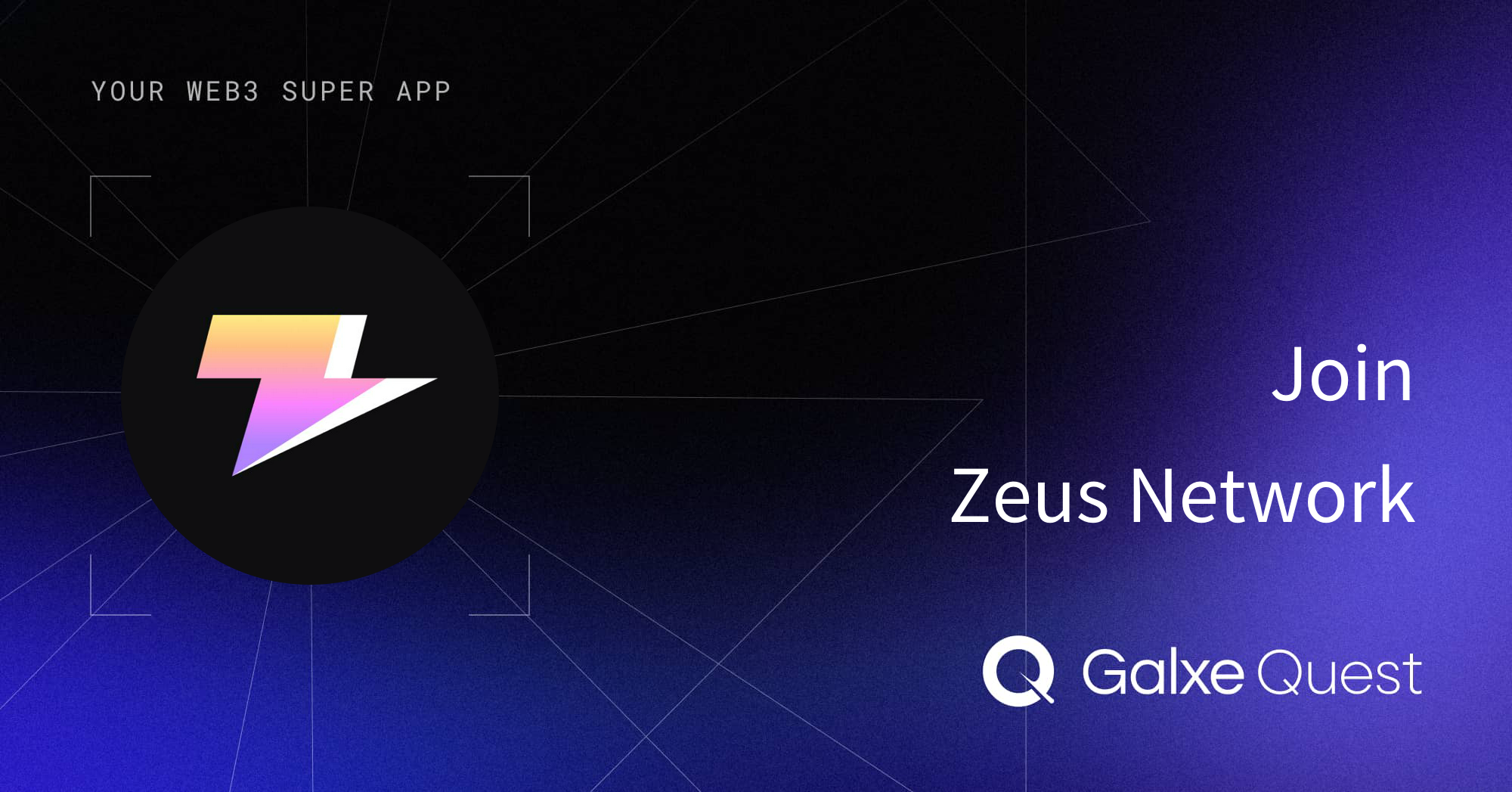 Join Zeus Network on Galxe Quest