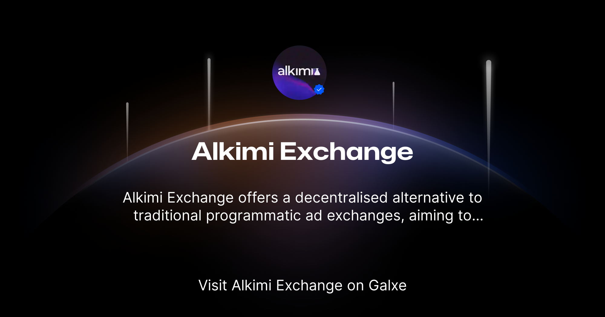 Join Alkimi Exchange on Galxe
