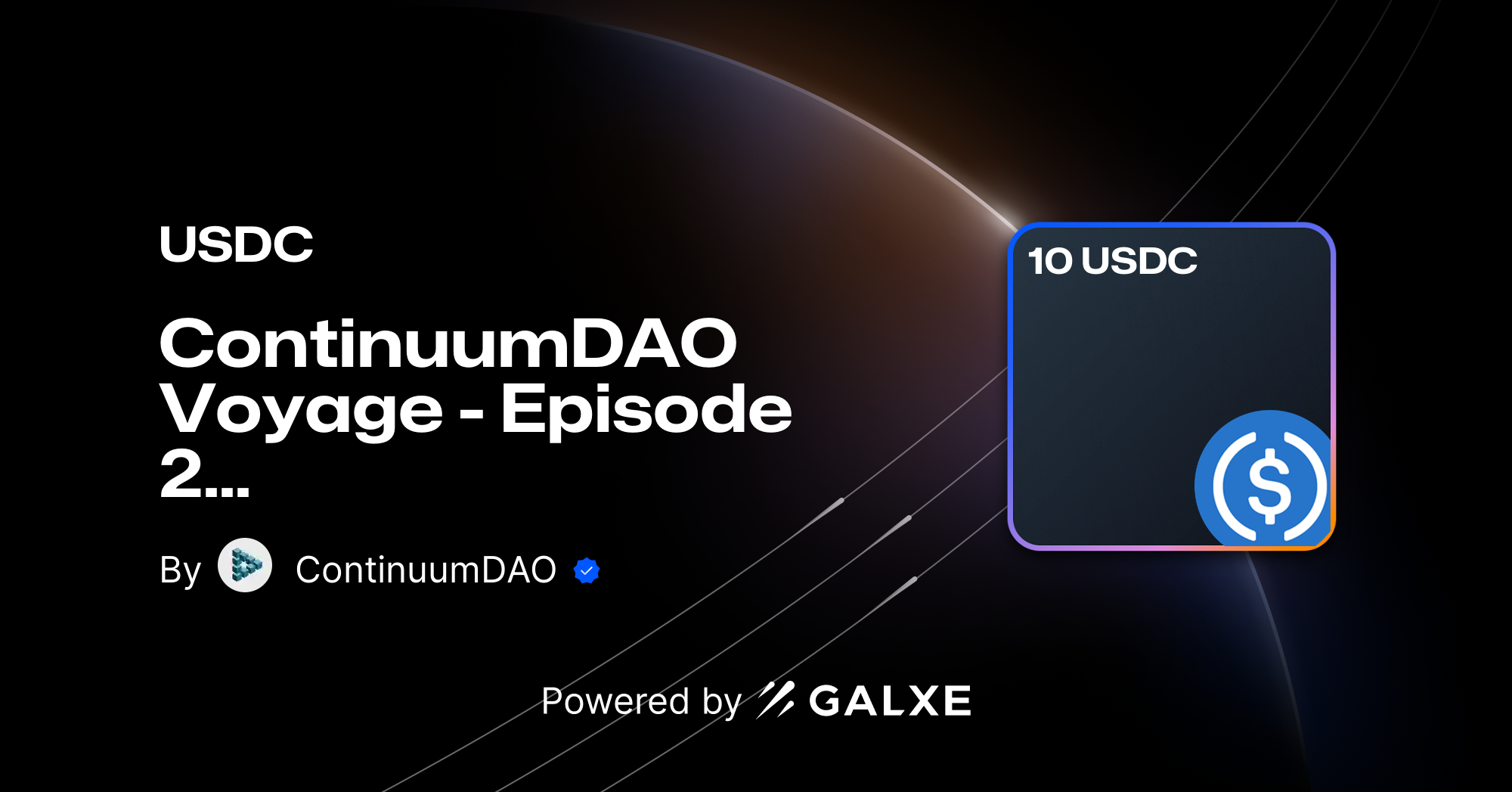 ContinuumDAO Voyage - Episode 2 by ContinuumDAO | Galxe Quest