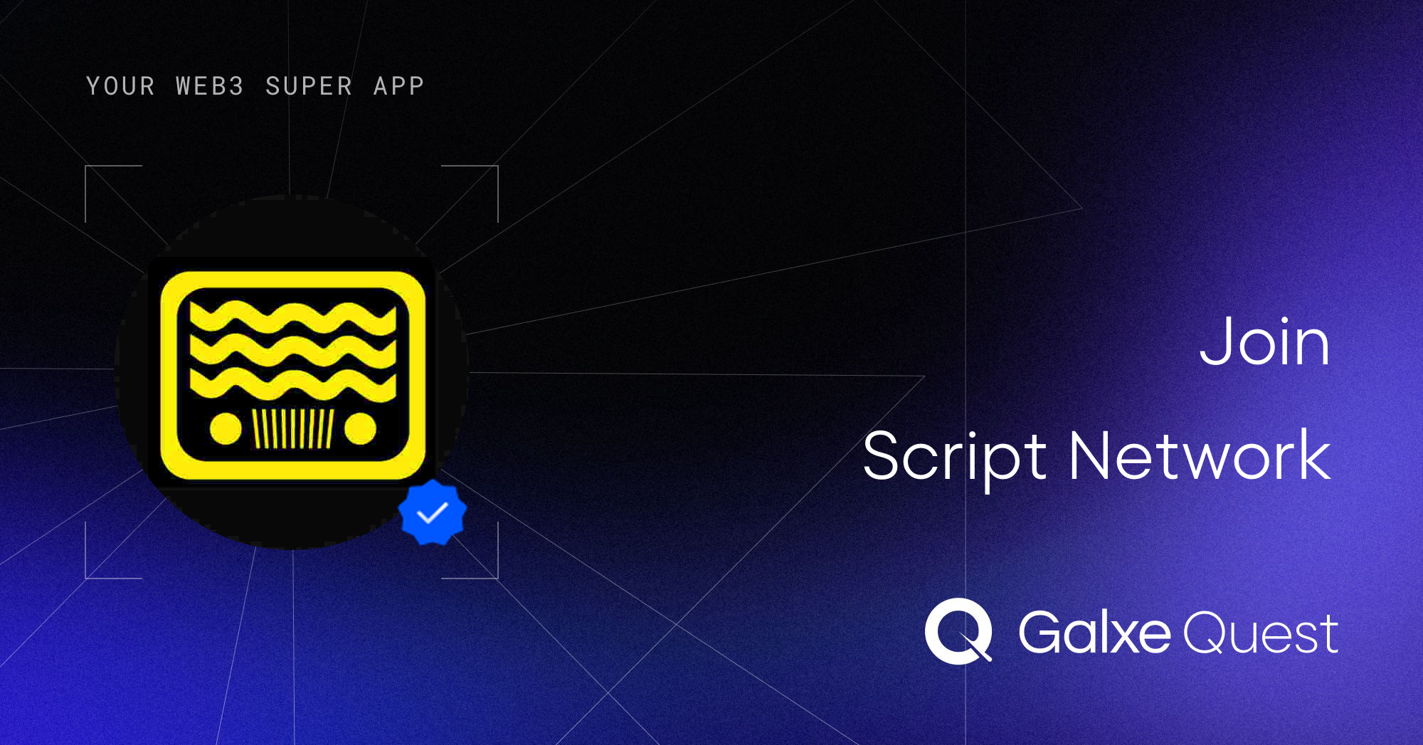 Join Script Network on Galxe Quest