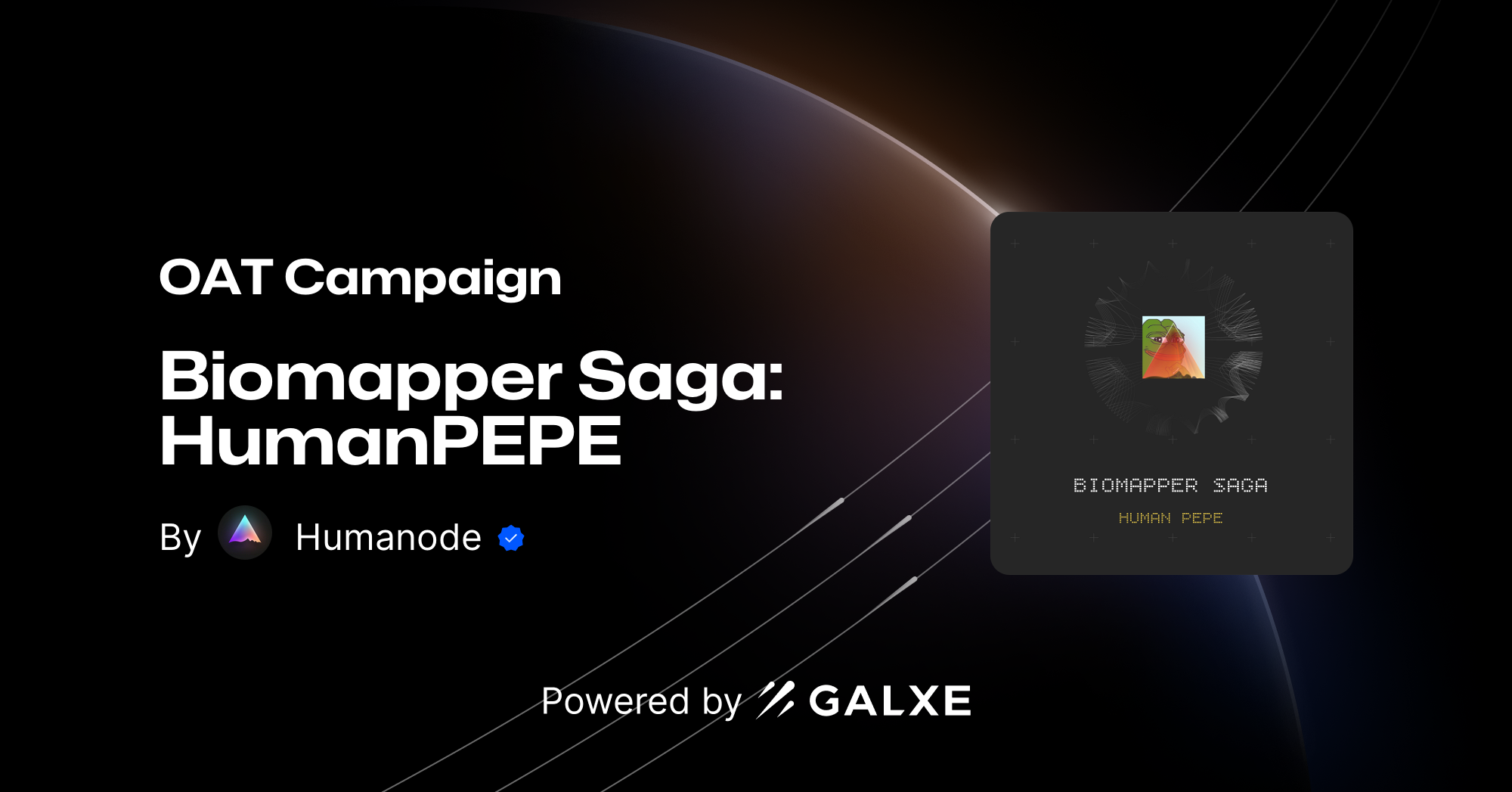 Biomapper Saga: HumanPEPE by Humanode | Galxe Quest