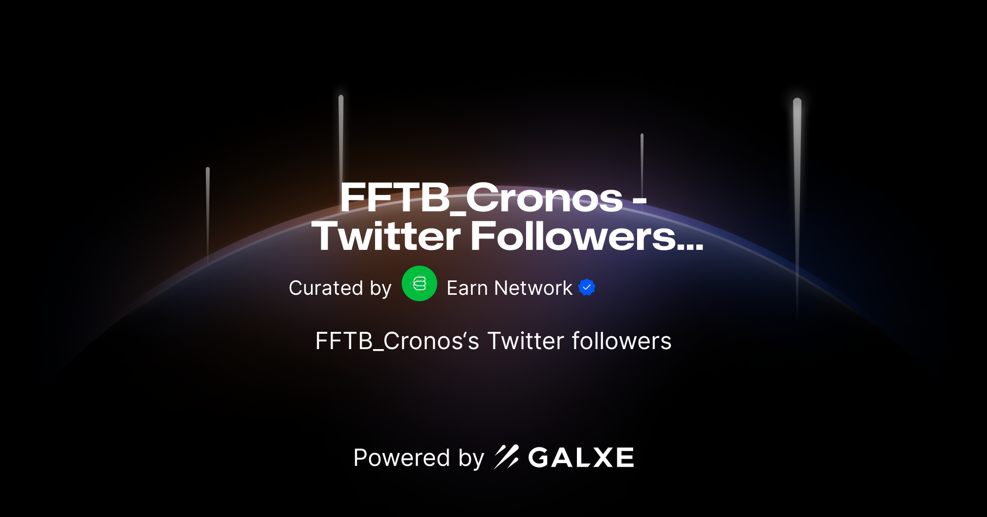 FFTB_Cronos - Twitter Followers Credential | Galxe