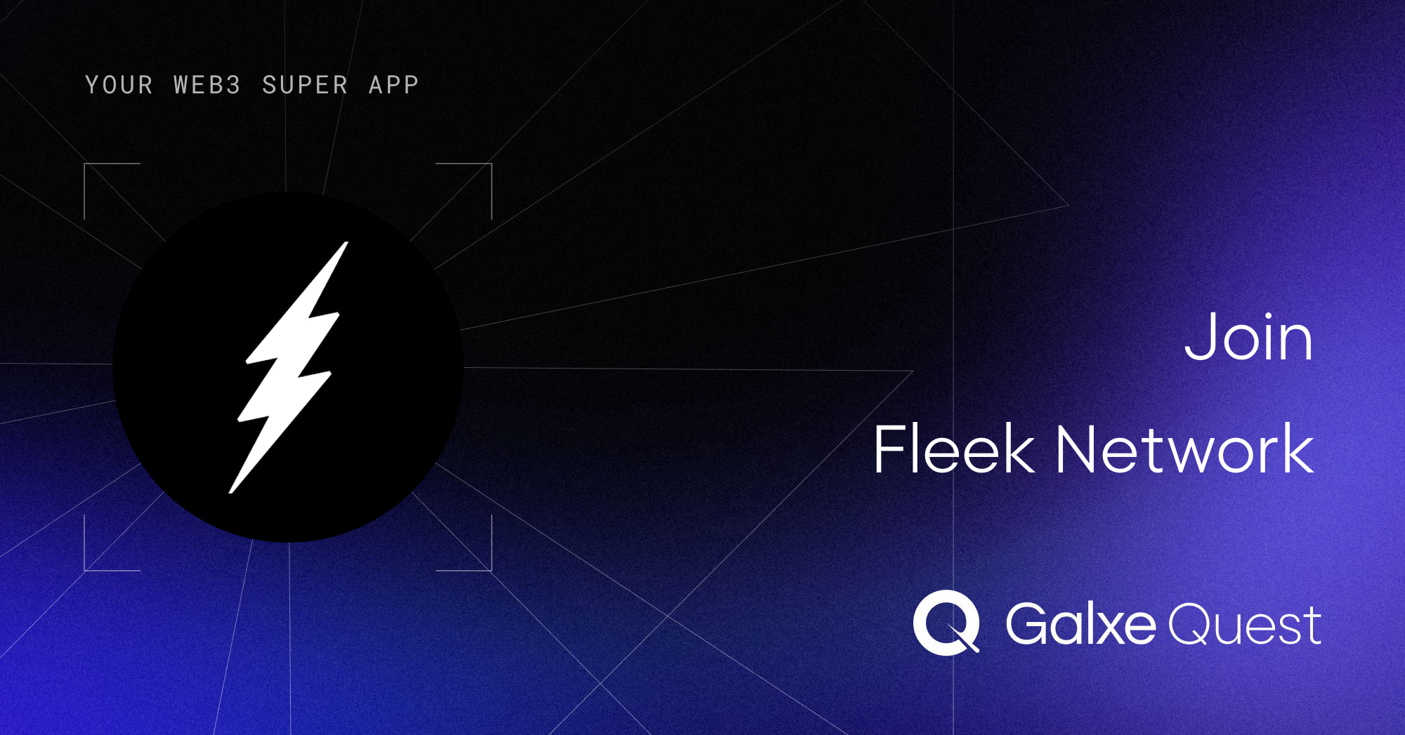 Join Fleek Network on Galxe Quest
