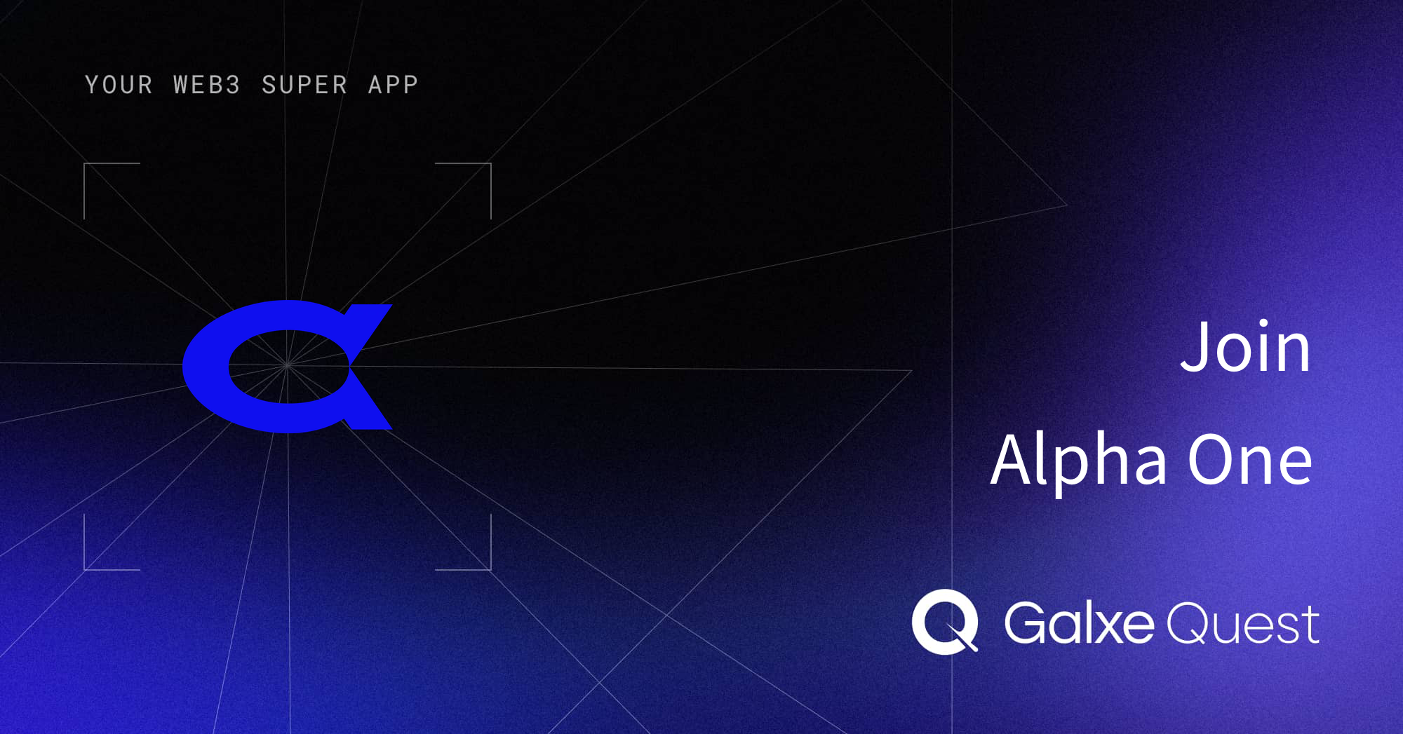 Join Alpha One on Galxe Quest