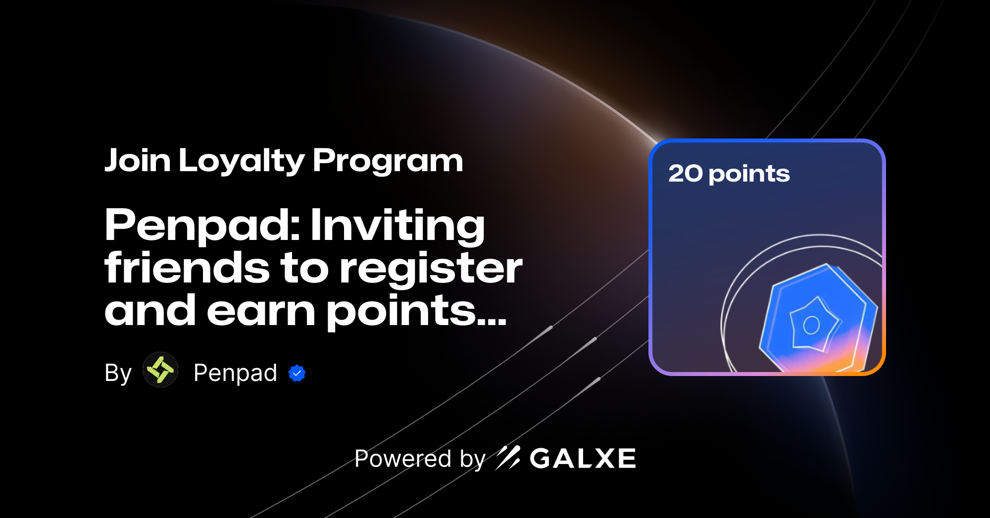 Penpad: Inviting friends to register and earn points by Pencils Protocol | Galxe Quest