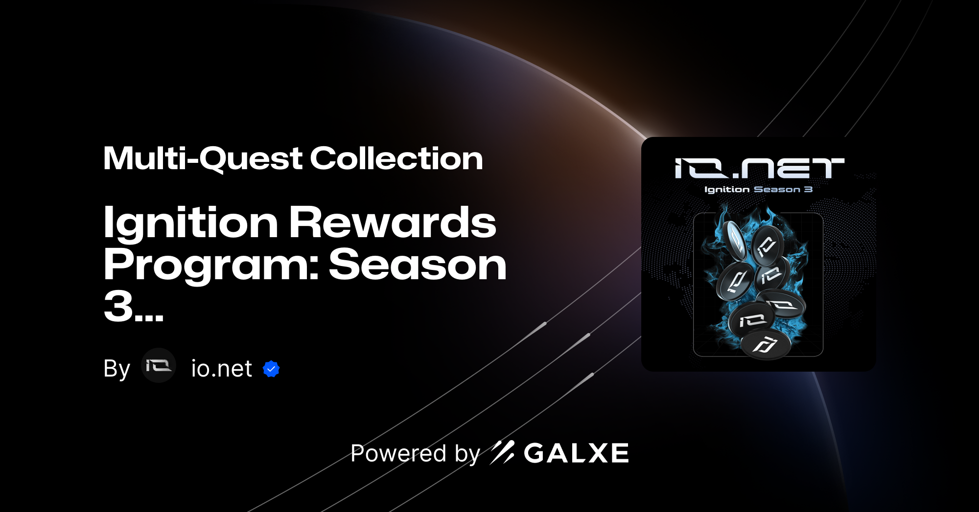 Ignition Rewards Program: Season 3 by io.net | Galxe Quest