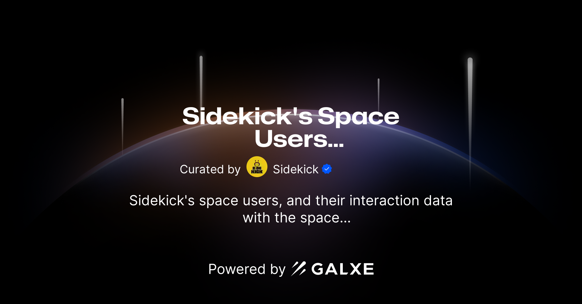 Sidekick's Space Users Credential | Galxe
