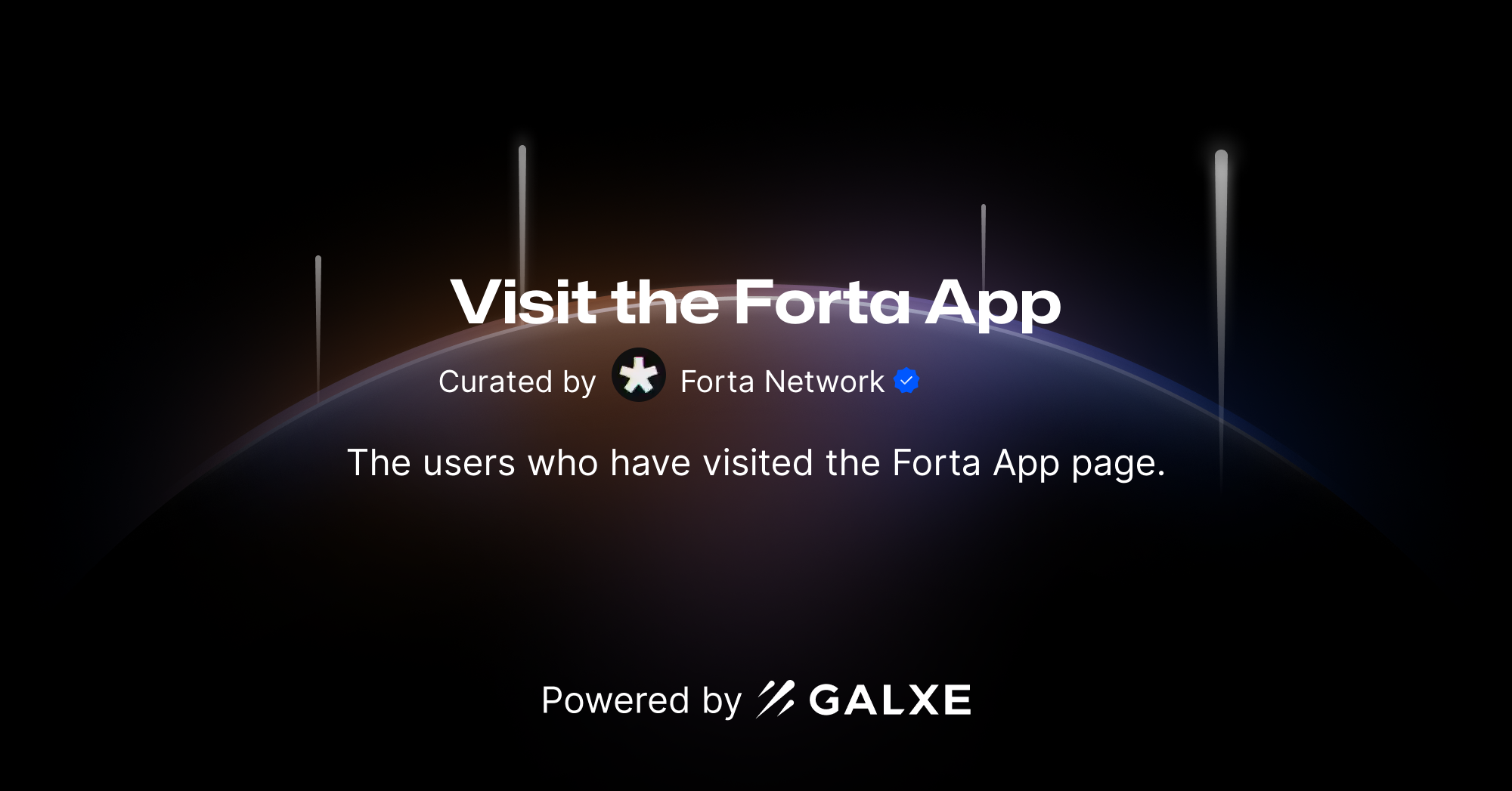 Visit the Forta App Credential | Galxe Visit the Forta App Credential | Galxe