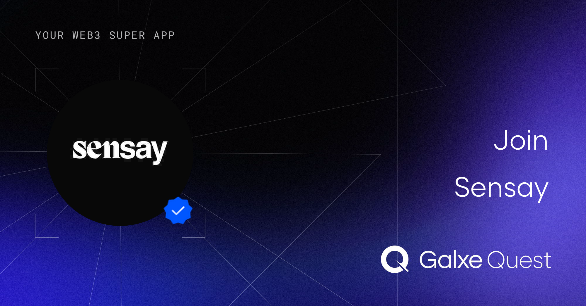 Join Sensay on Galxe Quest