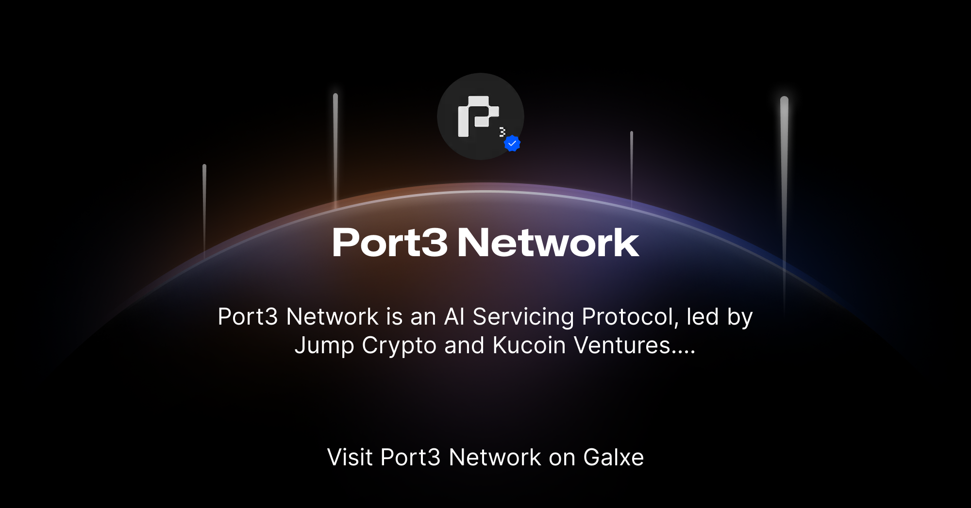Join Port3 Network on Galxe