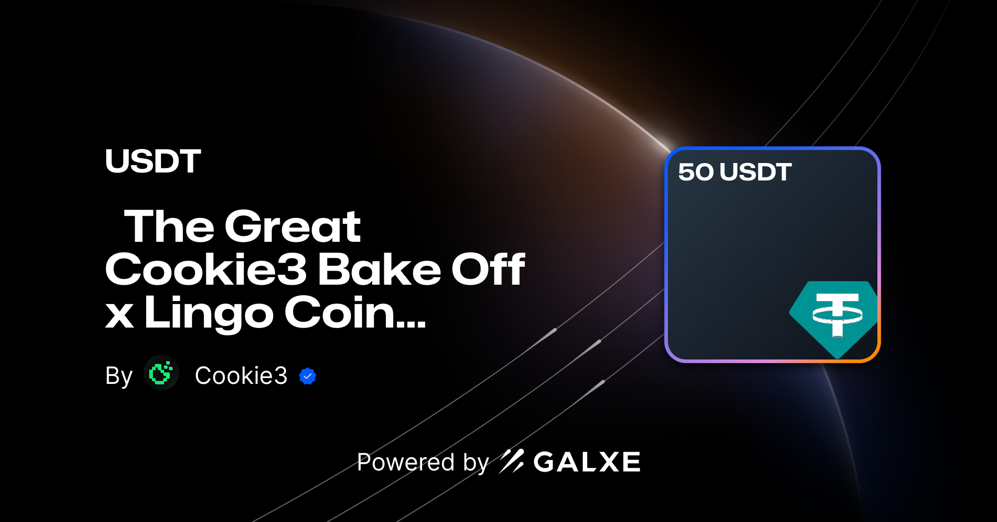 🍪 The Great Cookie3 Bake Off x Lingo Coin by Cookie3 | Galxe Quest