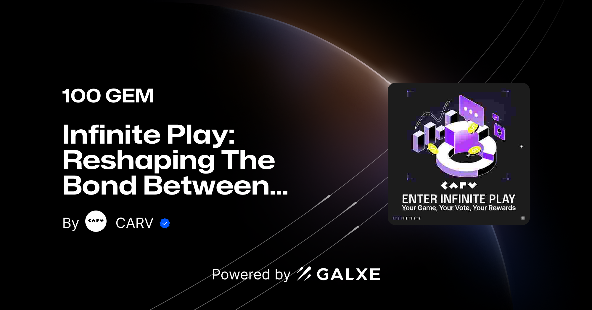 Infinite Play: Reshaping The Bond Between Games And Gamers by CARV ...