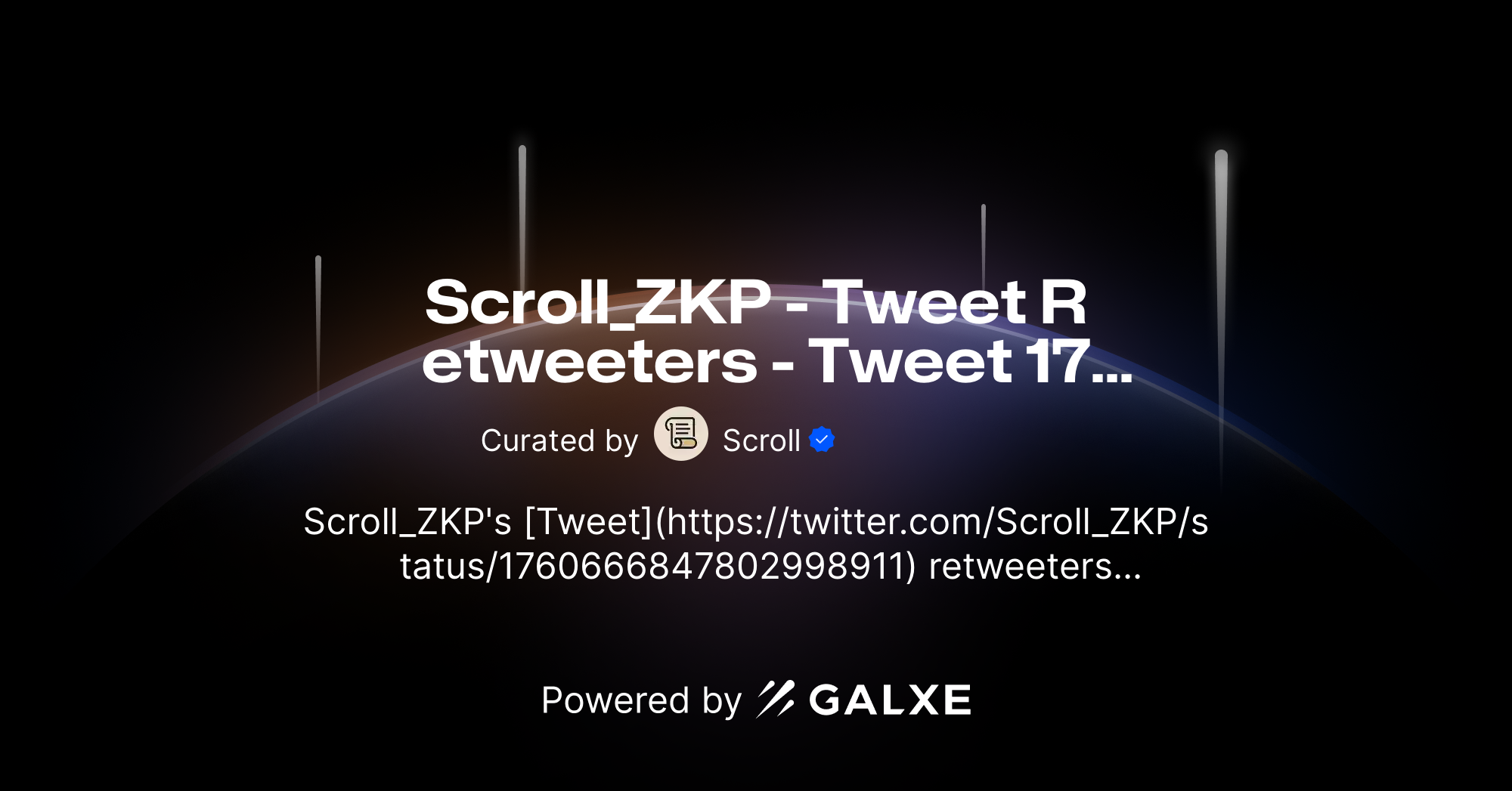 Scroll_ZKP - Tweet Retweeters - Tweet 1760666847802998911 Credential ...