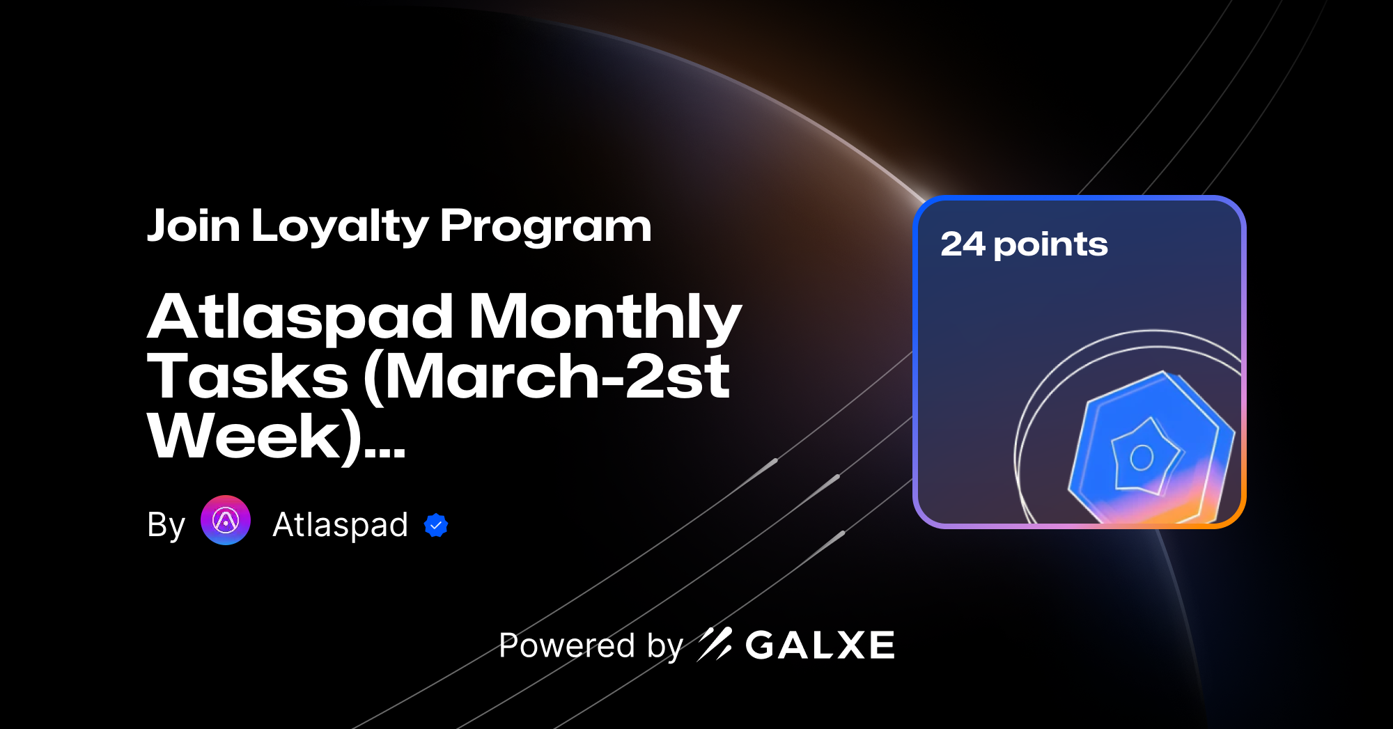 Atlaspad Monthly Tasks (March-2st Week) by Atlaspad | Galxe Quest