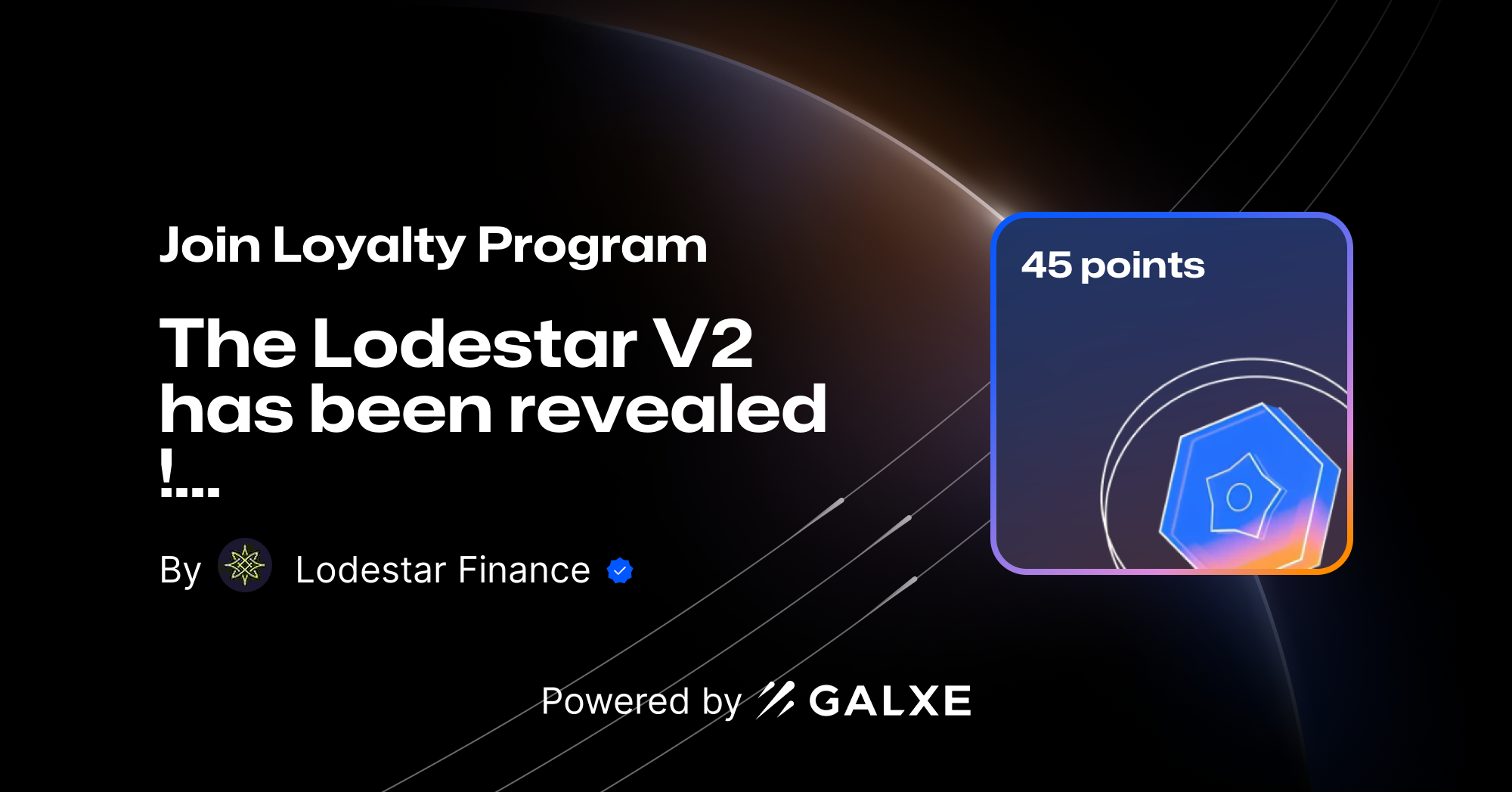 The Lodestar V2 has been revealed ! by Lodestar Finance | Galxe Quest