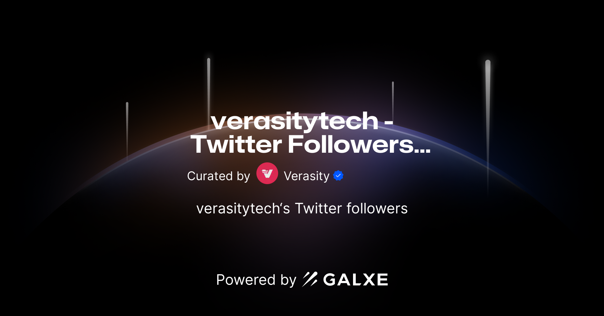 verasitytech - Twitter Followers Credential | Galxe